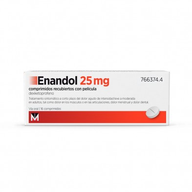 Enandol 25 mg 16 comprimidos recubiertos