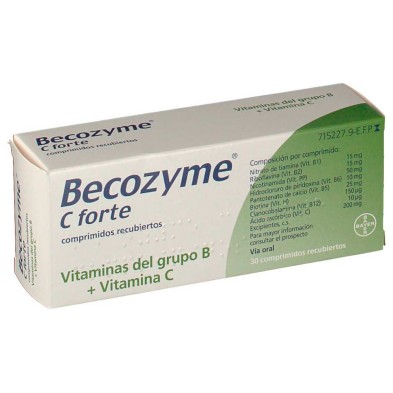 Becozyme C Forte 30 Comprimidos | Okfarma.es